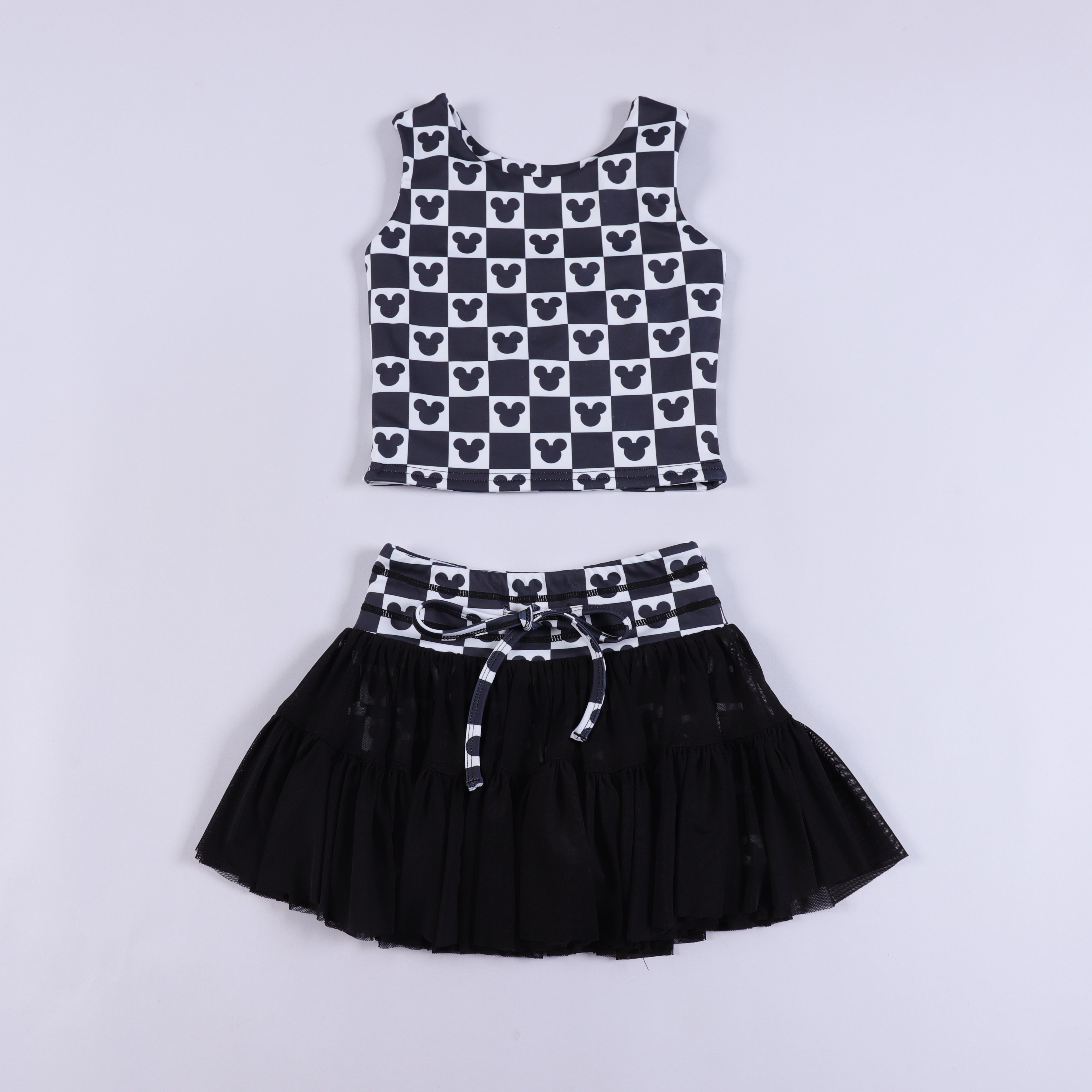 Magical Mouse Checker Girls Mesh Tutu Athletic Set – That’s Too Graphic ...