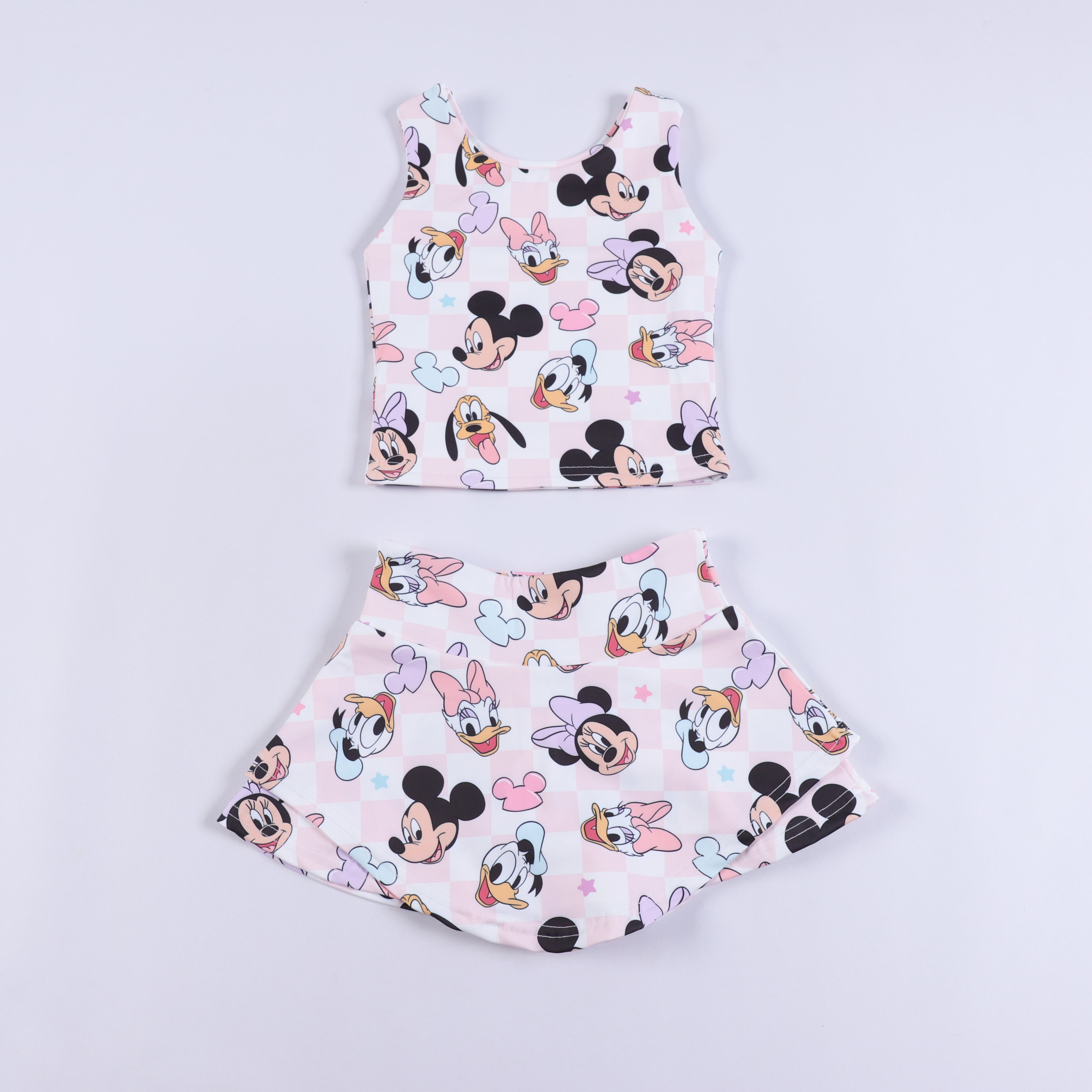 PREORDER Magical Mouse and Friends Pink Checkered Youth Activewear Set ...